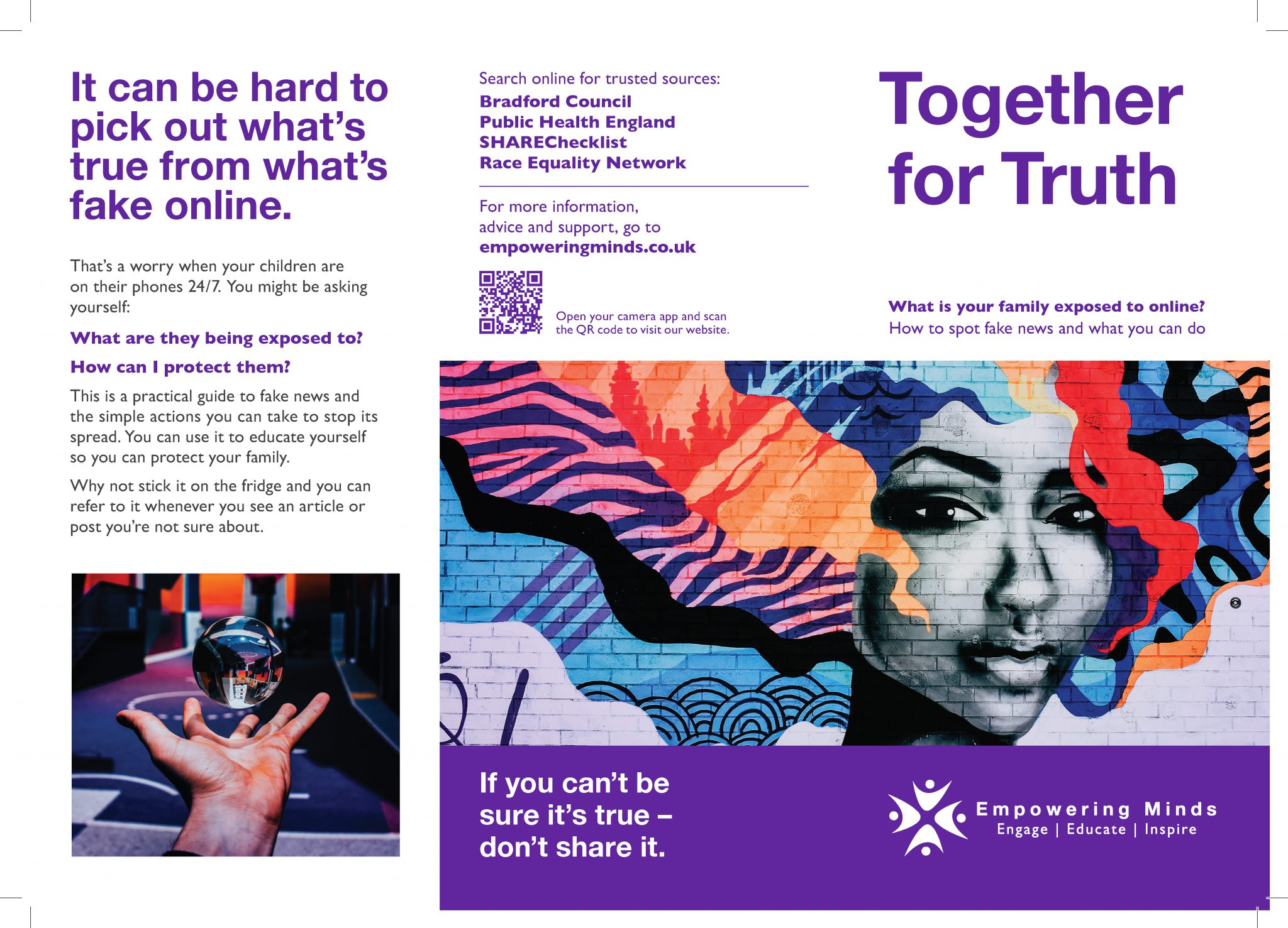Together for Truth leaflet – Empowering Minds